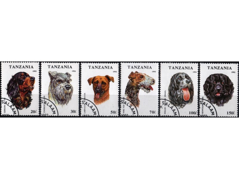 kt695q 27.sep1993 Tanzania Mi1599-605 -o- 6od7