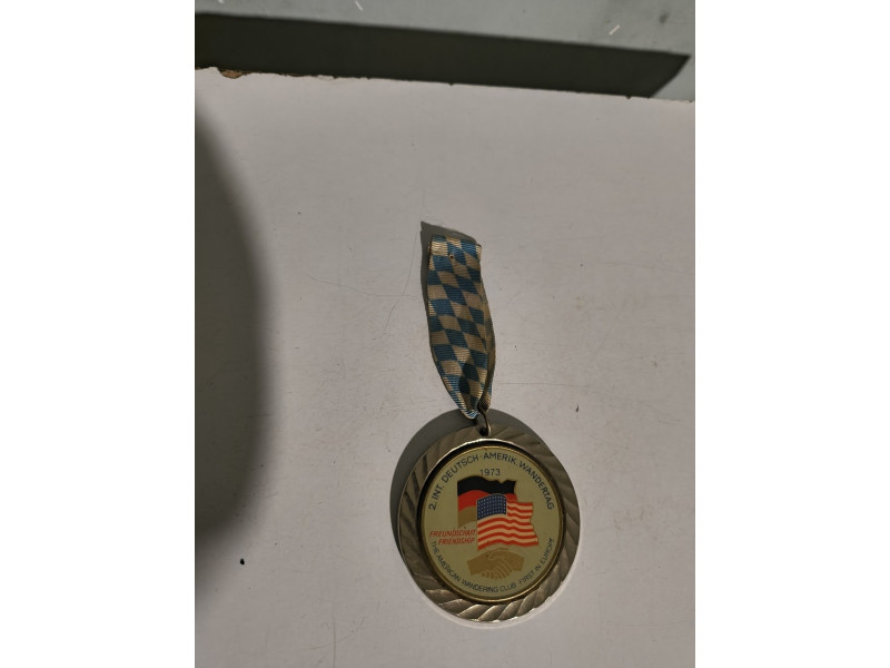 MEDALJA PRIJATELJSTVO AMERIKA-NEMAČKA 1973.