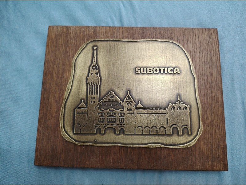 Subotica plaketa 29x23cm