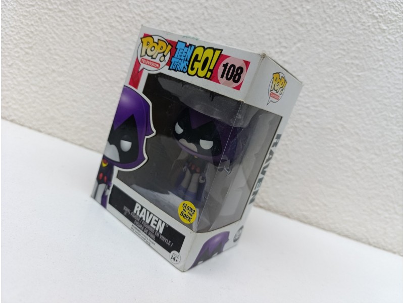 Funko Pop Raven Teen Titans Go - Retko GLOW