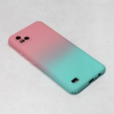 Futrola Double Color za Realme C11 (2021)/C20 roze-mint