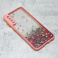 Futrola Frame Glitter za Samsung A307F/A505F/A507F Galaxy A30s/A50/A50s roze