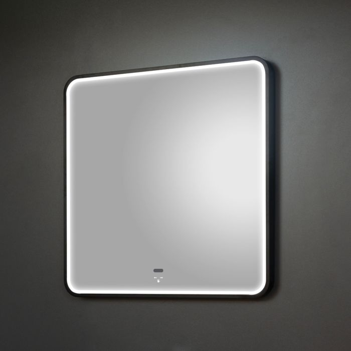 - Ogledalo LED Black 80x80 cm DC