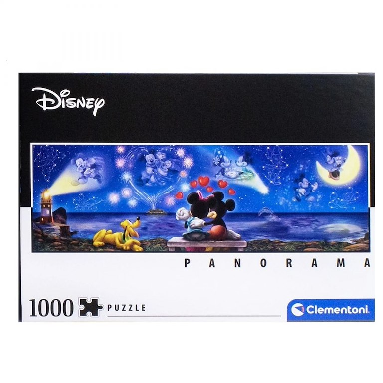 Slagalica Puzzle Clementoni 1000pcs Mickey & Minnie Love Panorama