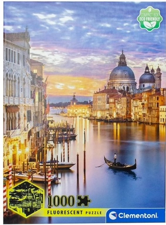SLAGALICA PUZZLE 1000PCS CLEMENTONI VENICE FLUO