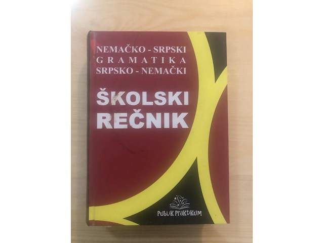 Školski rečnik nemačko-srpski gramatika