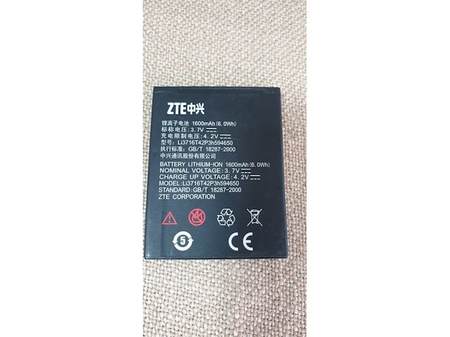ZTE Li3716T42P3h594650 baterija