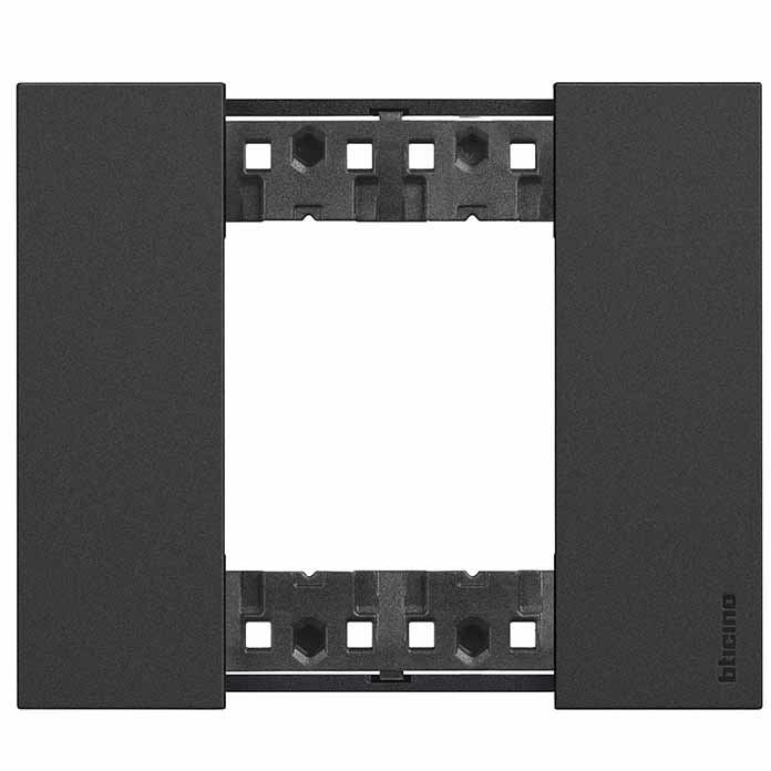 BTicino Living Now okvir (maska/pločica) 2M crna KA4802KG