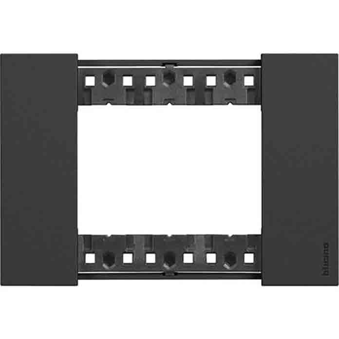 BTicino Living Now okvir (maska/pločica) 3M crna KA4803KG