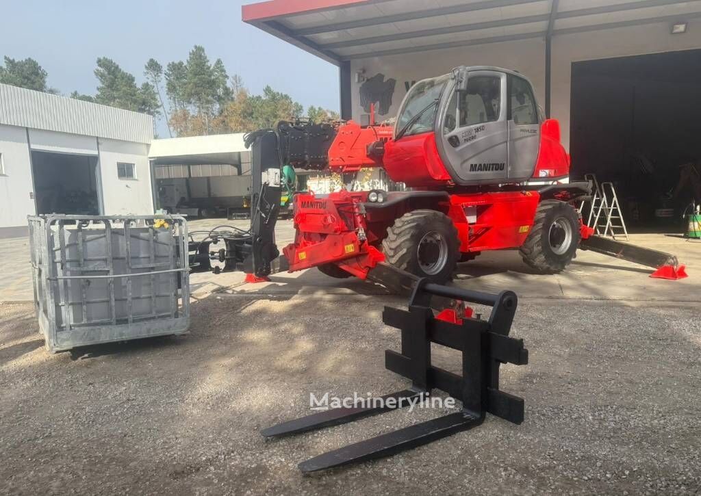 Manitou MRT 1850 + basket + remote control + forks teleskopski utovarivač