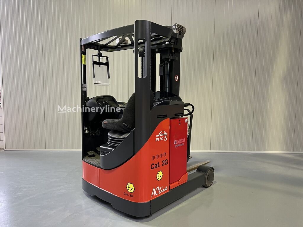 Linde R 14 S 115 * DEMO !! Atex Proplan EX 2G / Zone 1 * Triplex FFL ! regalni viljuškar