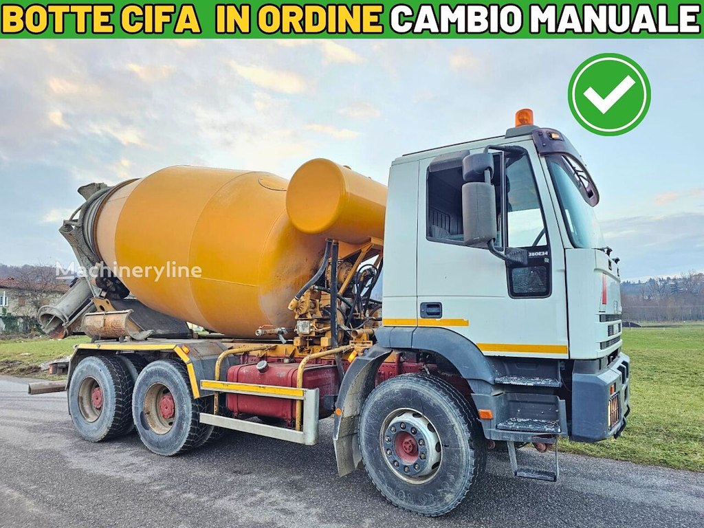 Cifa na šasiji IVECO 380E34 kamion s mešalicom za beton