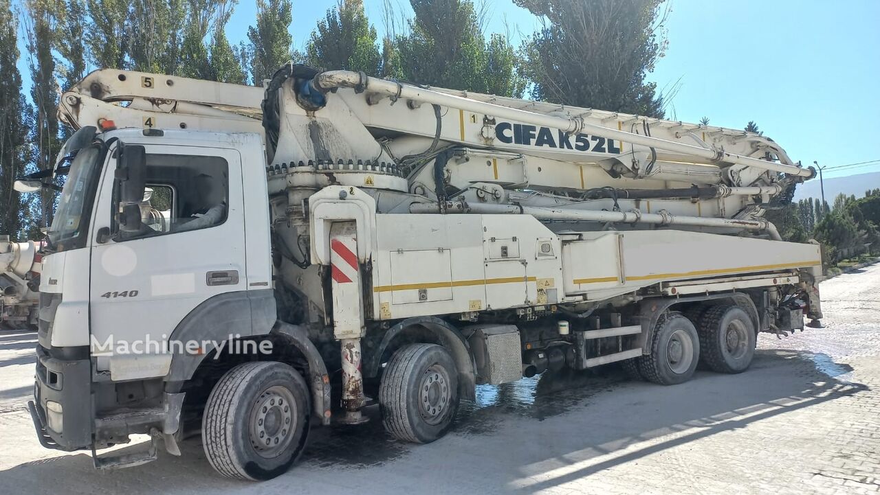 Cifa na šasiji Mercedes-Benz pumpa za beton