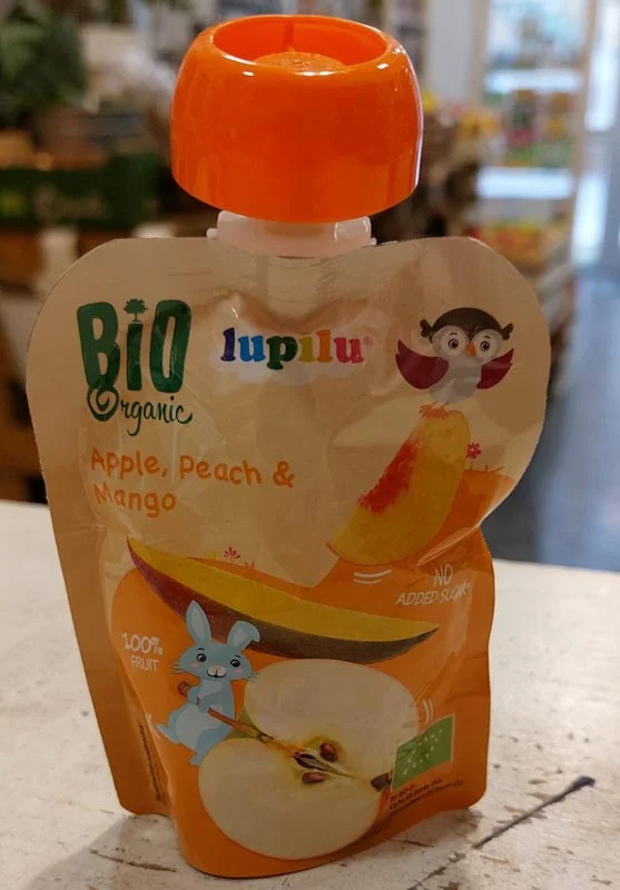 Organska Baby Kaša Jabuka Breskva Mango Lupilu 90g