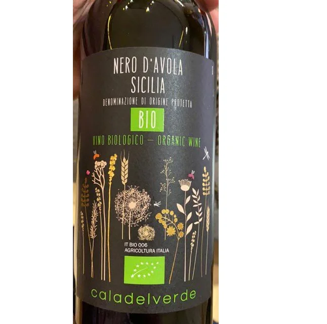 Organsko Crno Vino Nero d’Avola Sicilia Caladelverde 750ml