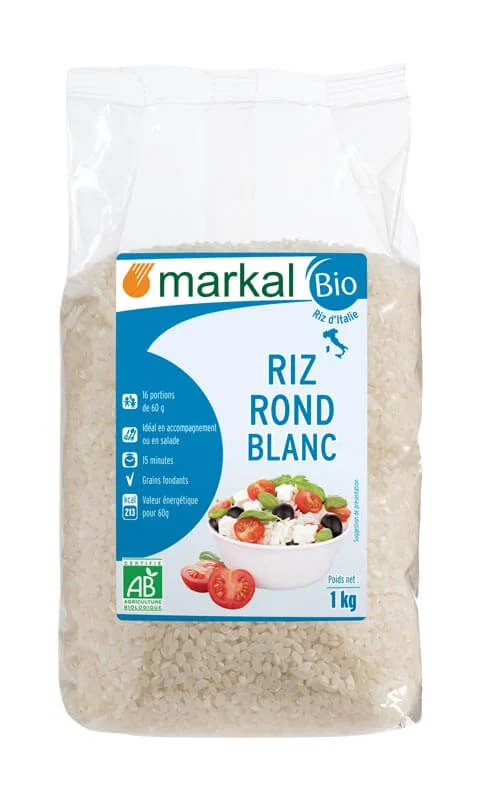 Organski Pirinač Beli Kratki Markal 1kg