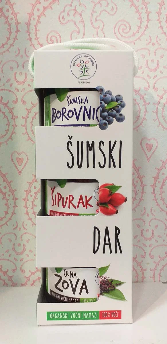 Organski Voćni Namazi Šumski Dar PrirodNo1 3u1