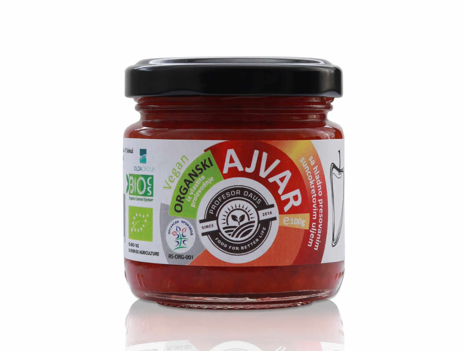 Organski Ajvar Blagi Profesor Daus 100g