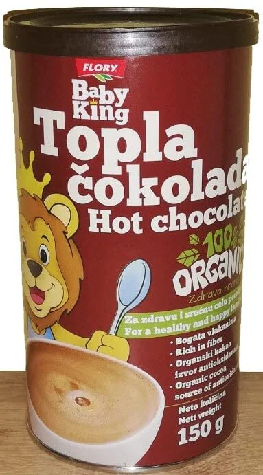 Organska Topla Čokolada Baby King 150g