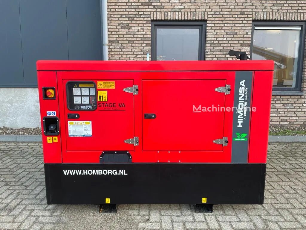 Himoinsa HYW 45 Yanmar Stamford 45 kVA Supersilent Rental generatorset as diesel generator