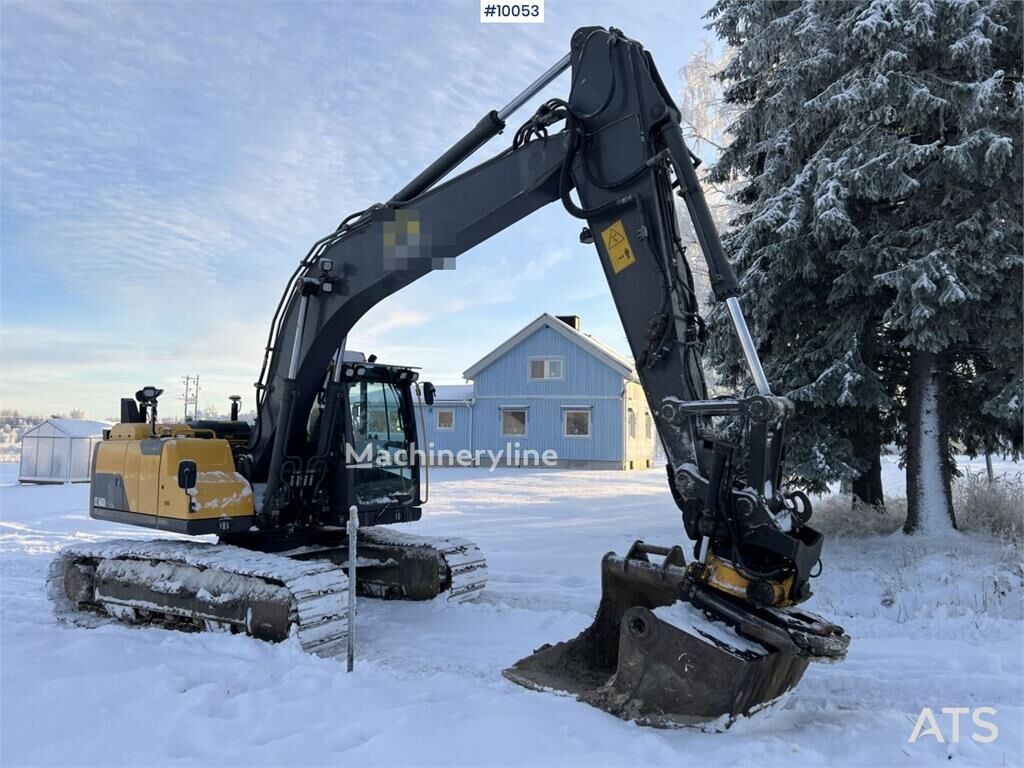 Volvo EC 160 DL med Grävsystem, rotor och planerskopa bager guseničar
