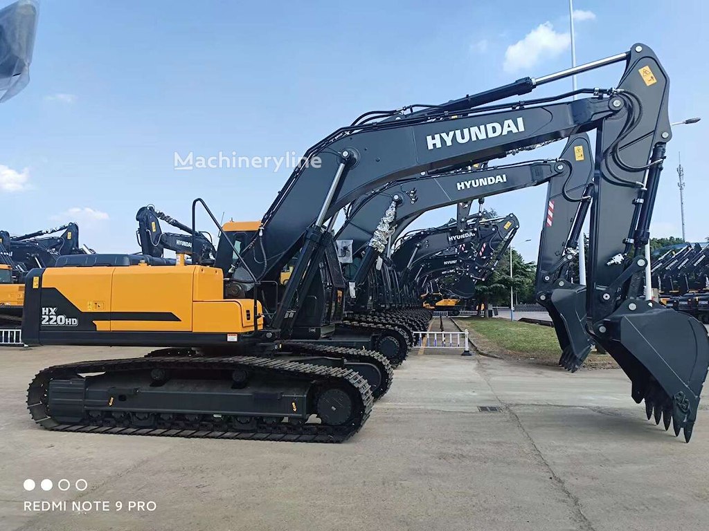 Hyundai Hx220hd Hyundai Excavator bager guseničar