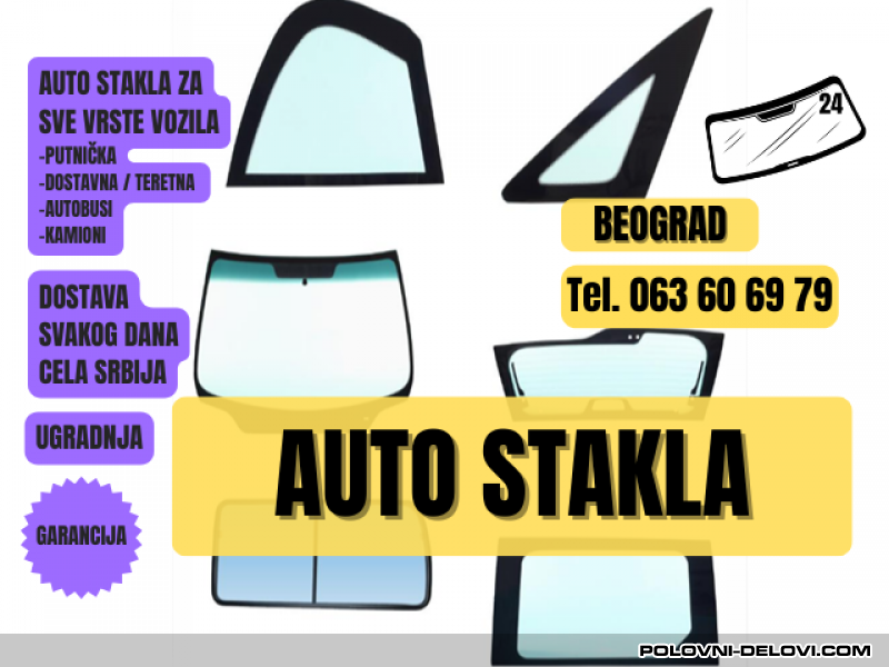 Skoda 100 UGRADNJA - DOSTAVA - Stakla