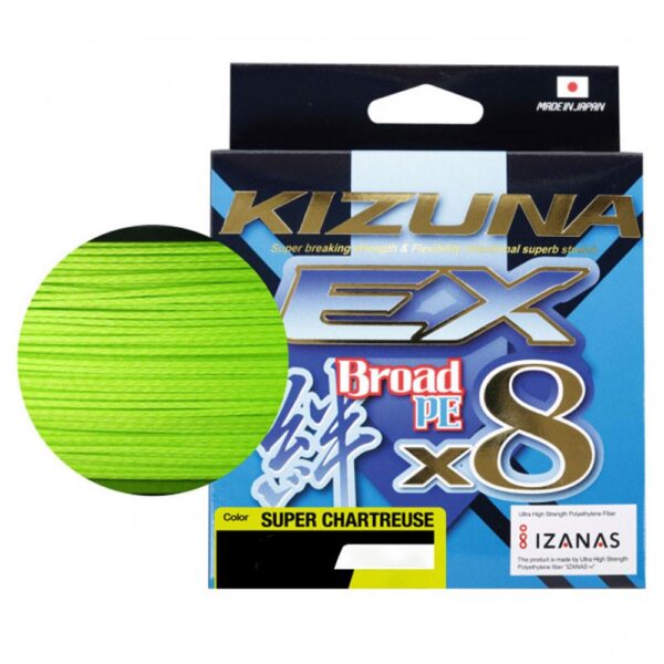 KIZUNA EX 8X 56132 150m 0.21mm CHARTREUSE