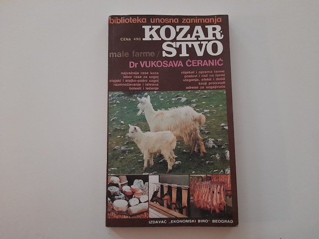 Kozarstvo - Dr Vukosava Ćeranić