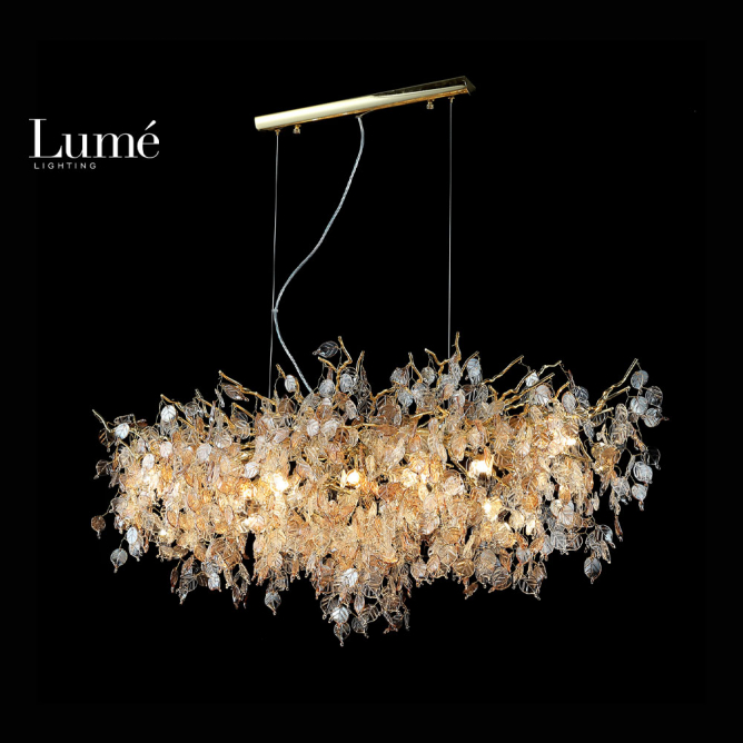 LUNA 327 LUSTER 12*G9 BRONZA