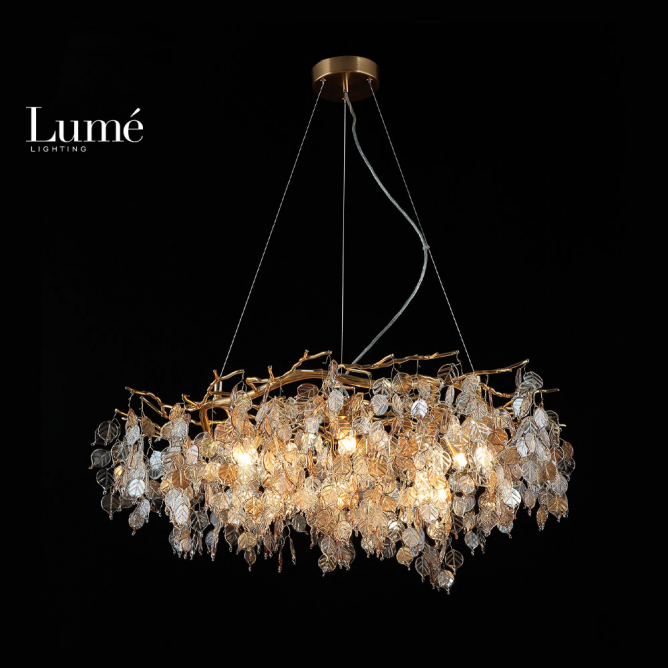 LUNA 326 LUSTER 7*G9 BRONZA