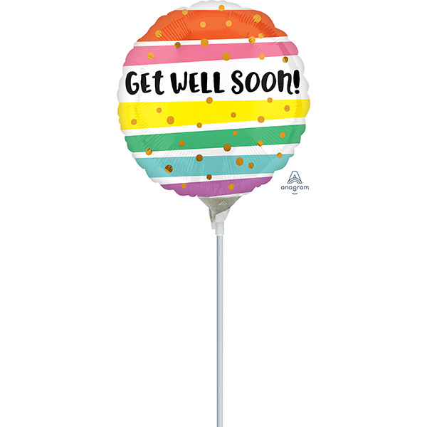 4168509
9″ Get Well Bold Stripes