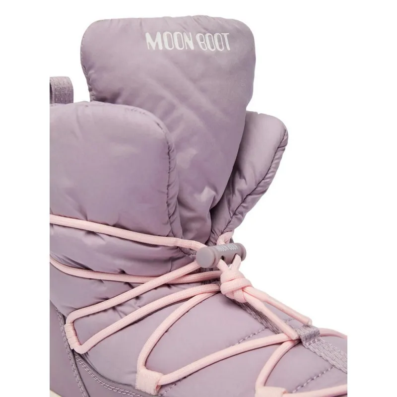 MOON BOOT JR PARK LACE MID LILAS