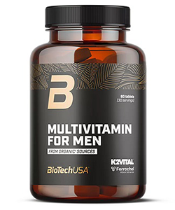 BioTech Multivitamin for Man from organic sources
60 tableta