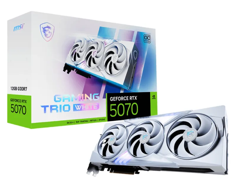 MSI GeForce RTX 5070 12G GAMING TRIO OC WHITE grafička karta