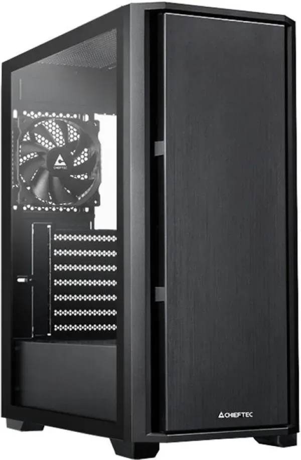 CHIEFTEC Kuciste Chieftec Pro Midi , Glass, 1x120mm TG AS-02B-TG-OP
