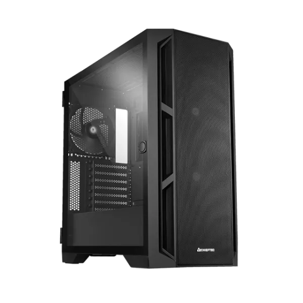 CHIEFTEC Kuciste Chieftec APEX AIR CRNO, EATX Gaming Case, Mesh, fans, GA-01B-M-OP