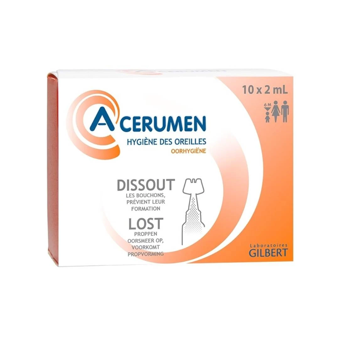LABORATOIRES GILBERT A Cerumen Ampule 10x2 mL