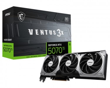 MSI nvidia RTX 5070 Ti 16G 256bit GeForce RTX 5070 Ti 16G VENTUS 3X OC