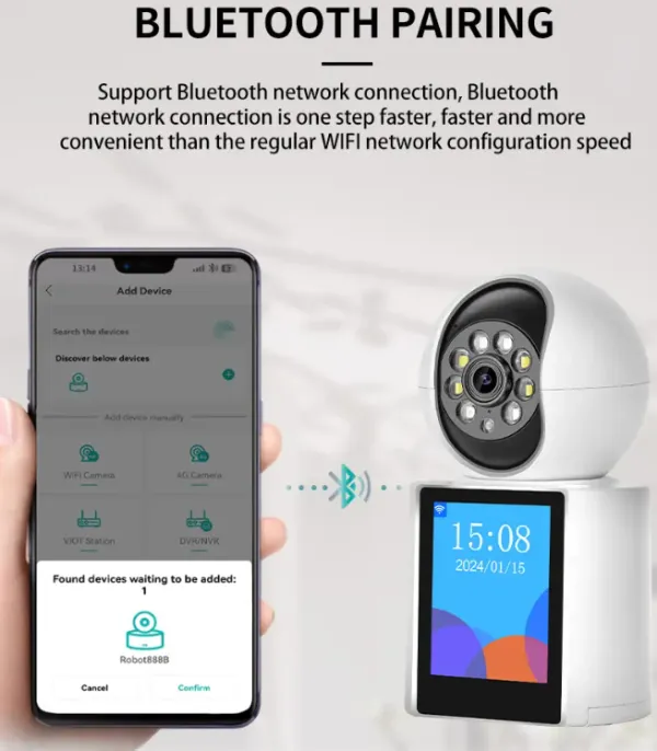 CAM-IP3MP-V1* GMB kamera sa video pozivom 3mpix microSD iCSee xmeye pro Two-way voice PTZ 3.6mm 1799