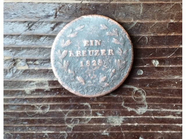 BADEN 1 Kreuzer 1828