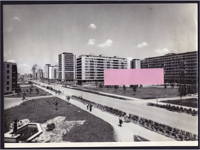 novi beograd - 2 originalne fotografije 1968