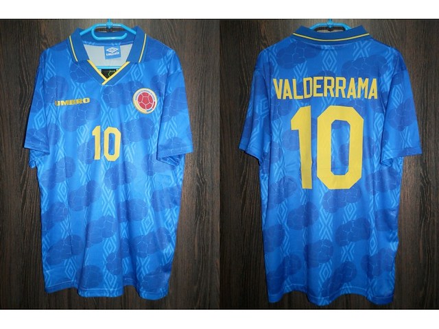 Kolumbija dres 1994 Valderrama 10 Colombia (Gostujući)