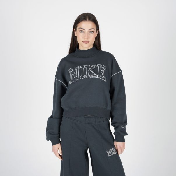 NIKE Duks nsw phnx flc mock neck pe W