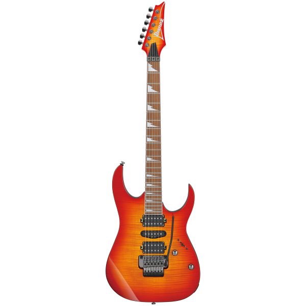 Ibanez RG470DXFM-CS RG Standard Flamed Maple Top Električna gitara Cherry Sunburst