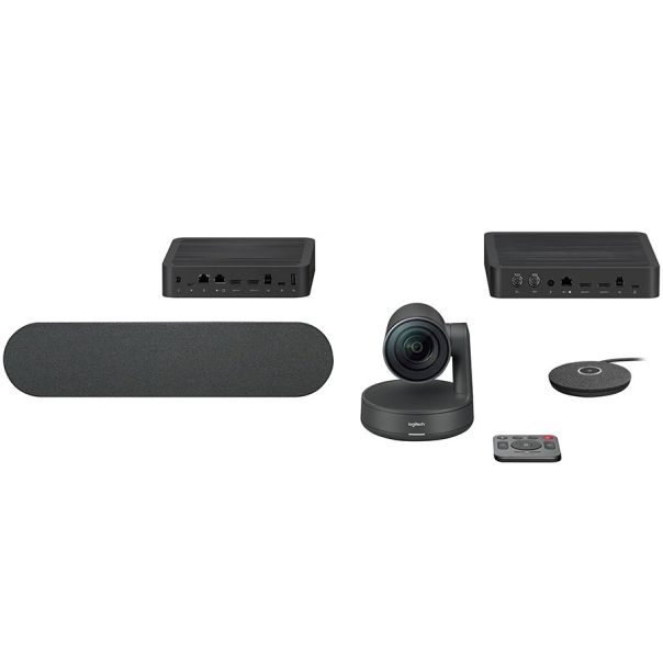 LOGITECH Rally Ultra-HD ConferenceCam - BLACK - USB - PLUGC - EMEA - EU