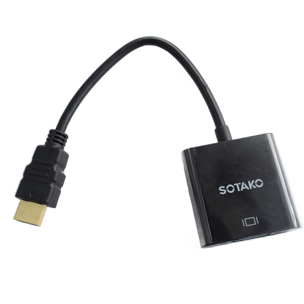 Adapter Sotako HDMI na VGA crni