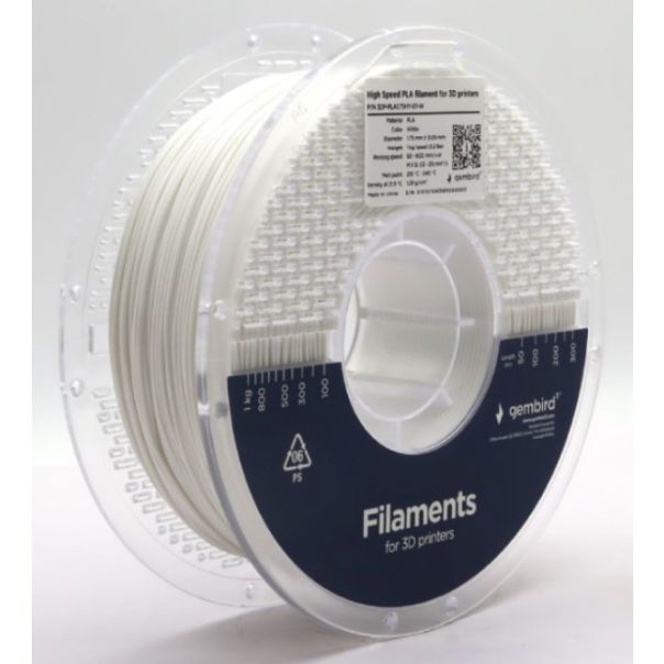 GEMBIRD 3DP-PLA1.75HY-01-W PLA filament velike brzine za 3D stampac 1.75mm, kotur 1KG RED