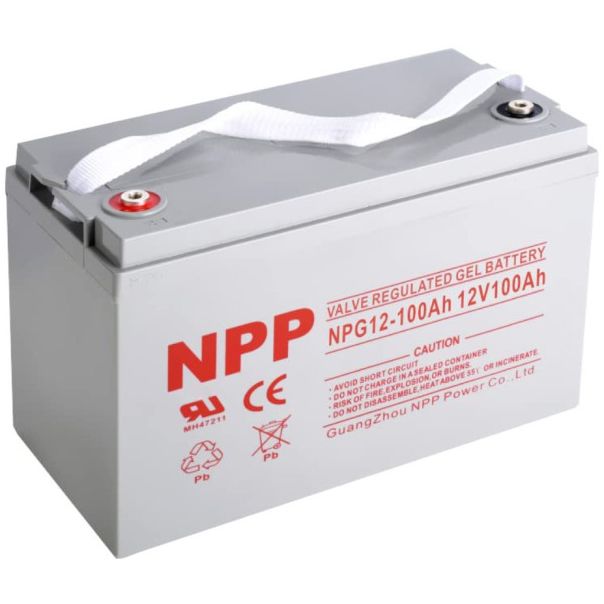 NPP NPG12V-100Ah, GEL BATTERY, C20=100AH