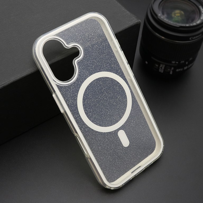 Zastitna maska (futrola) CRYSTAL MagSafe - iPhone 17 bela (MS)